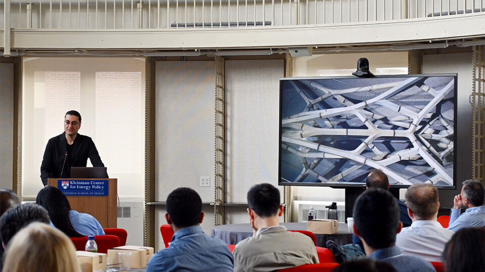 Dr. Masoud Akbarzadeh presenting at the PCI Professor’s Conference | psl